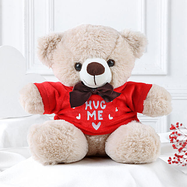 Buy/Send Hug Me Teddy Bear Online- FNP