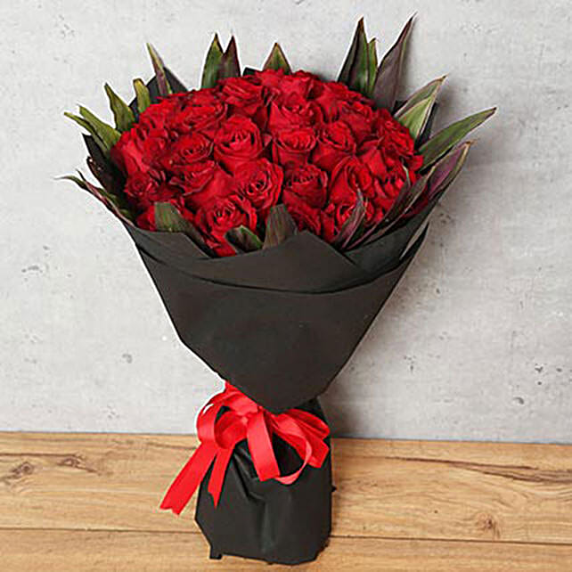 Red Roses Bouquet malaysia | Gift Red Roses Bouquet- FNP