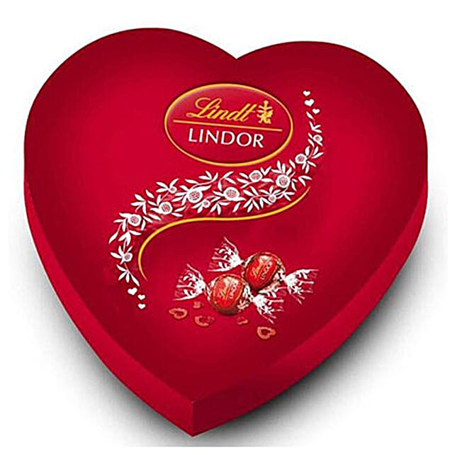 Lindt Lindor Red Heart Box Of Chocolates mauritius | Gift Lindt Lindor ...