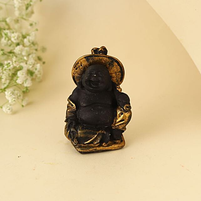 Blue Laughing Buddha Idol mauritius | Gift Blue Laughing Buddha Idol- FNP