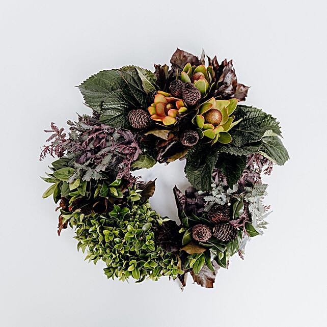 A Christmas Garden Wreath new-zealand | Gift A Christmas Garden Wreath- FNP