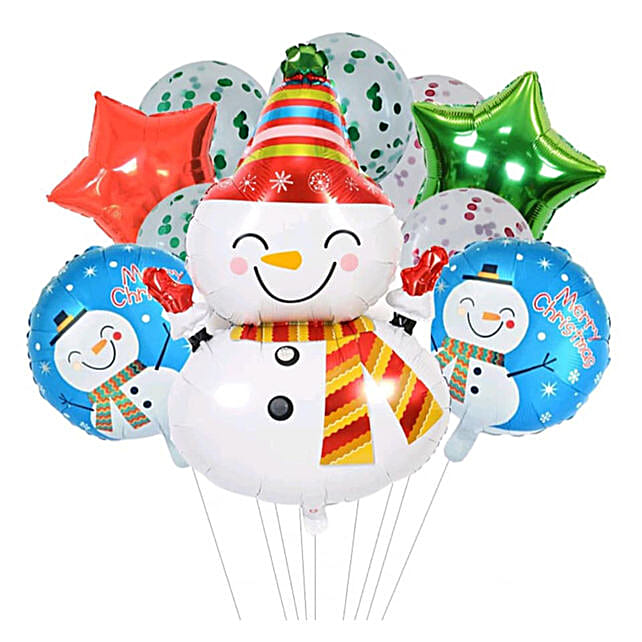 Snowman Theme Balloon Set philippines | Gift Snowman Theme Balloon Set- FNP