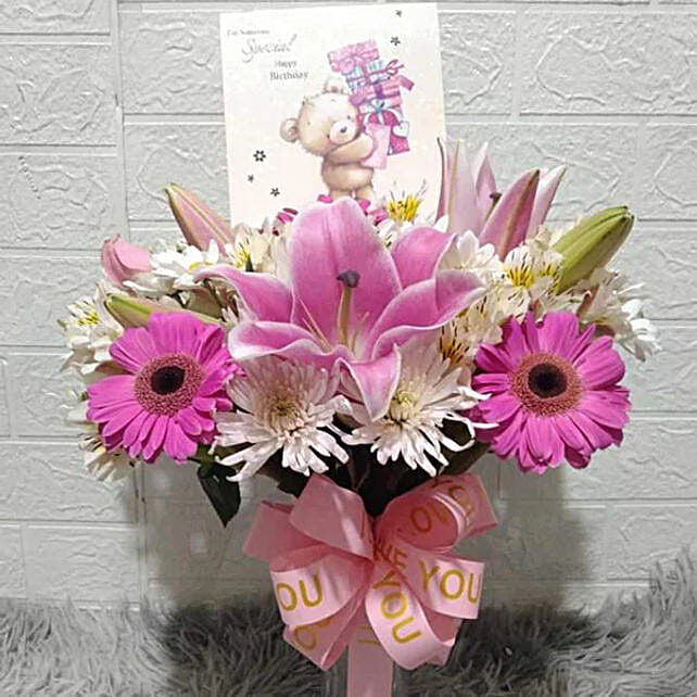 Seasonal Flowers in Vase philippines | Gift Seasonal Flowers in Vase- FNP