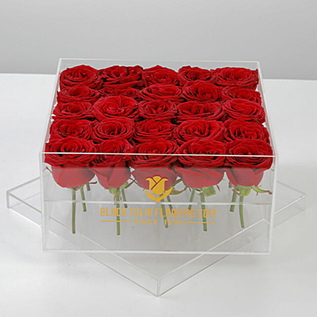Romantic Box Of Red Roses qatar | Gift Romantic Box Of Red Roses- FNP