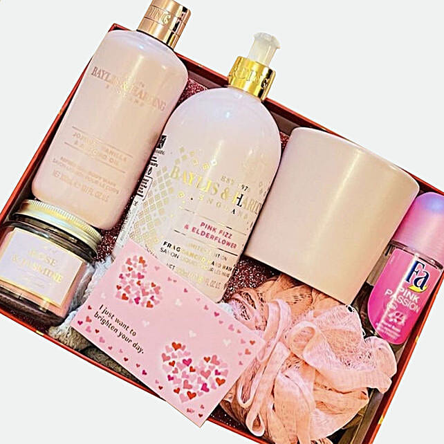 Pink Fragrance Box qatar | Gift Pink Fragrance Box- FNP