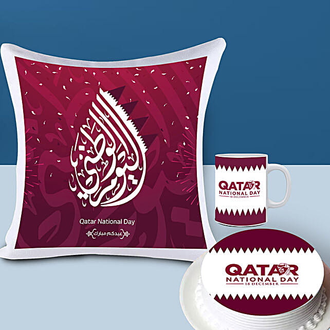 Happy Qatar National Day Combo qatar | Gift Happy Qatar National Day ...
