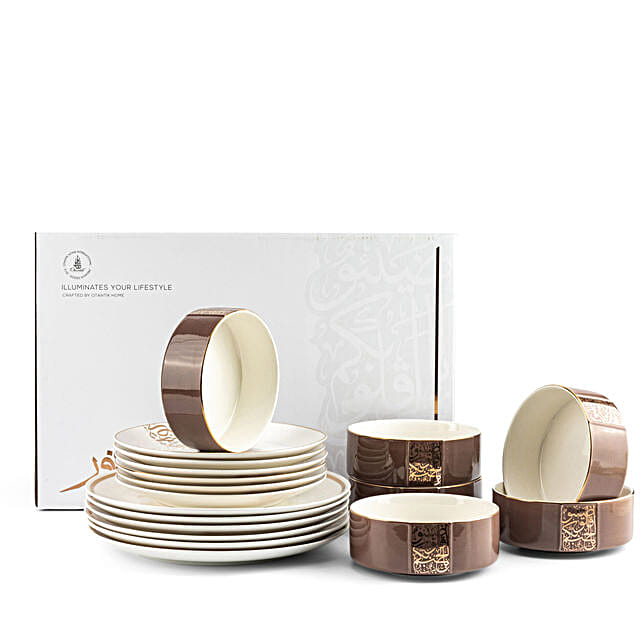 Dinner Set 18 Pcs from Otantik qatar | Gift Dinner Set 18 Pcs from ...