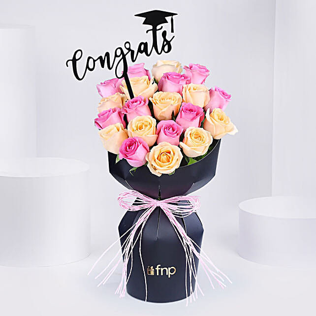 Blushing Rose Love Elegance | Graduation Day qatar | Gift Blushing Rose ...