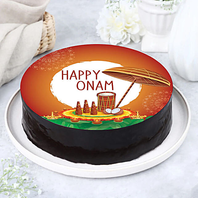 Onam Celebration Chocolate Cake qatar | Gift Onam Celebration Chocolate ...