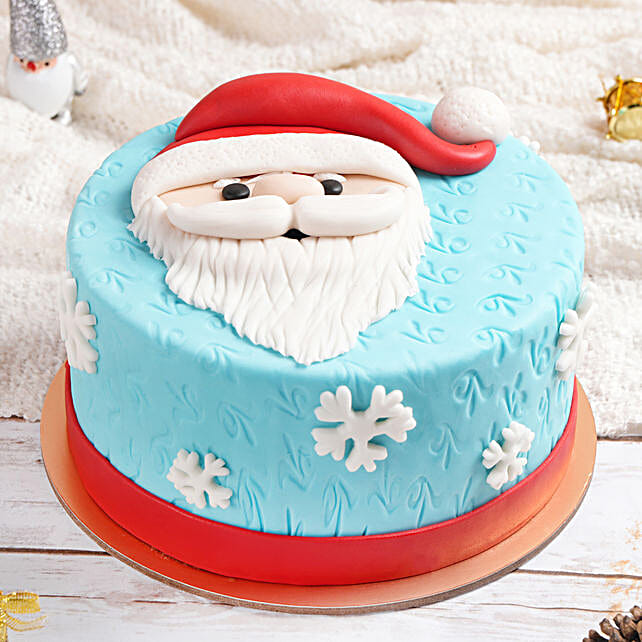 Santa Fondant Chocolate Cake qatar | Gift Santa Fondant Chocolate Cake- FNP