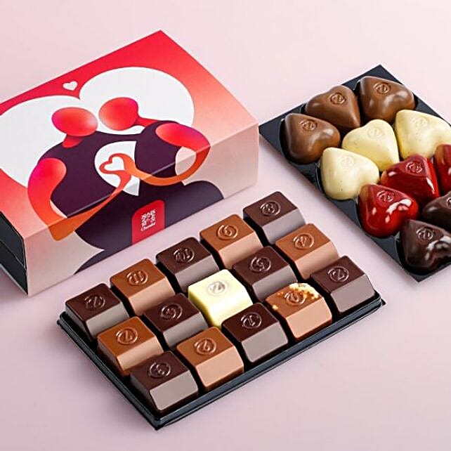 Love Chocolates Box 27 Pcs russia | Gift Love Chocolates Box 27 Pcs- FNP