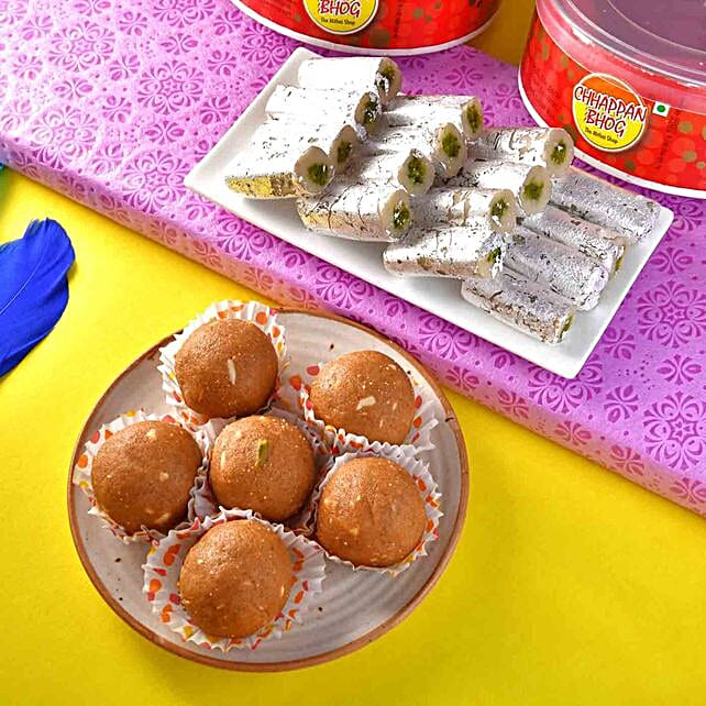 Pista Kaju Roll And Panjiri Laddoo Combo saudi-arabia | Gift Pista Kaju ...
