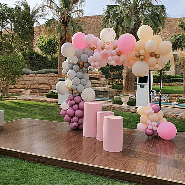 Pastel Balloon Arch Decor saudi-arabia | Gift Pastel Balloon Arch Decor ...