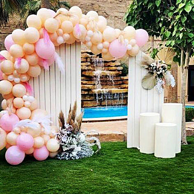 Tricolour Balloon Arch Decor saudi-arabia | Gift Tricolour Balloon Arch ...