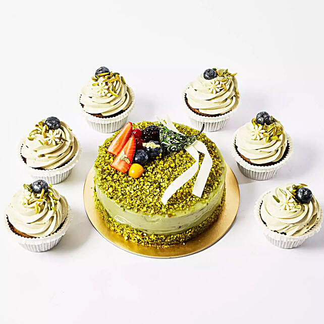 Pistachio Cake and Cup Cakes saudi-arabia | Gift Pistachio Cake and Cup ...