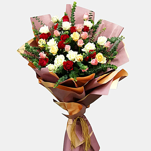 Infinity Rose Bouquet singapore | Gift Infinity Rose Bouquet- FNP