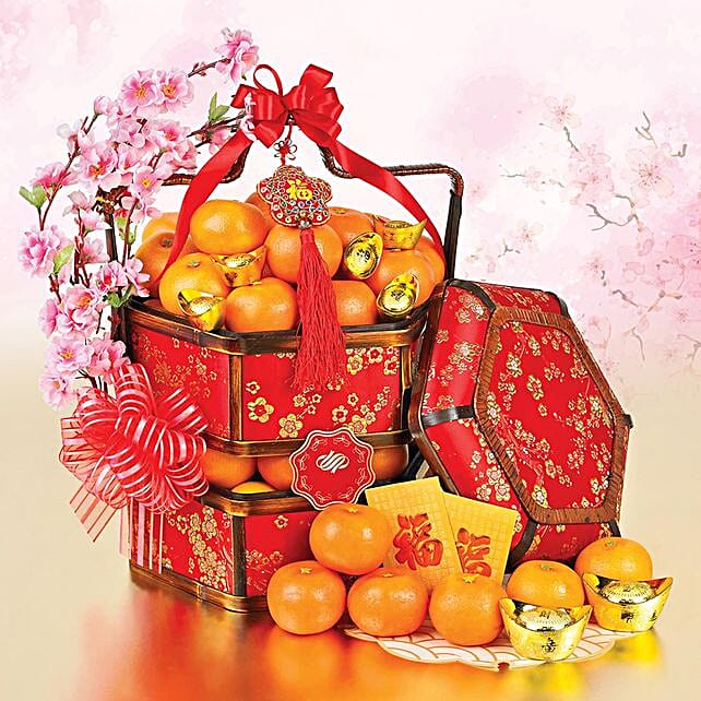 Mandarin Oranges Basket singapore | Gift Mandarin Oranges Basket- FNP