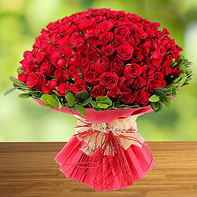 100 Red Rose singapore | Gift 100 Red Rose- FNP