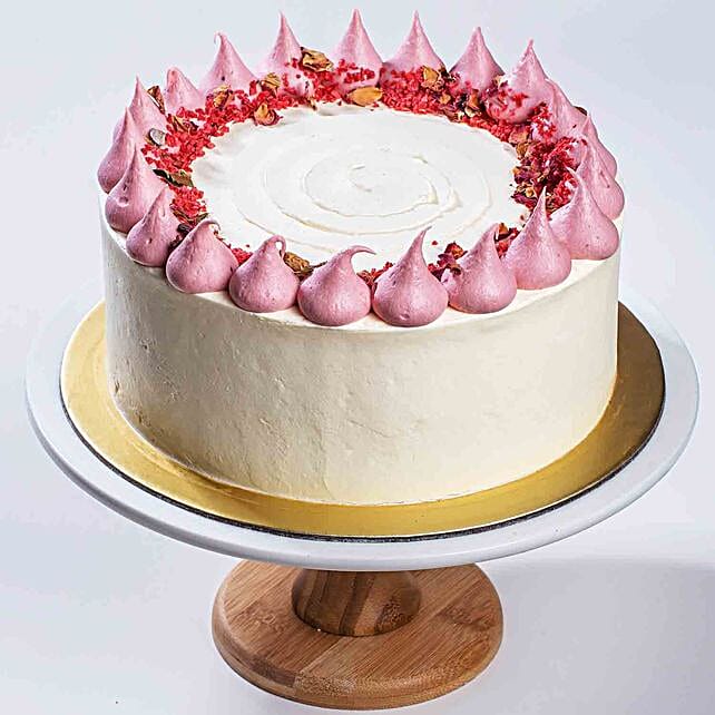 Raspberry Lychee Rose Cake singapore | Gift Raspberry Lychee Rose Cake- FNP
