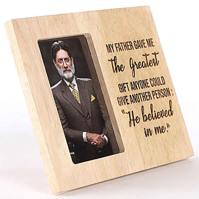 My Father Believed In Me Personalised Photo Frame singapore | Gift My ...