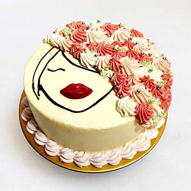 Luxurious French Butter Cream Cake For Womens Day singapore | Gift ...