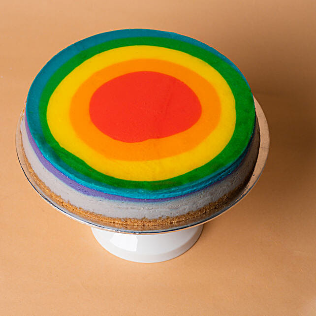 Rainbow Cheese Cake singapore | Gift Rainbow Cheese Cake- FNP