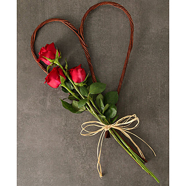 Red Rose Heart Arrangement south-africa | Gift Red Rose Heart ...