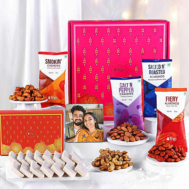 Personalised Karwa Chauth Special Goodies Box south-africa | Gift ...