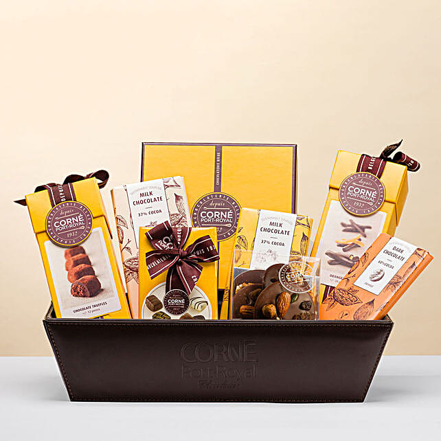 Corne Port Royal Ultimate Belgian Chocolate Hamper spain | Gift Corne ...