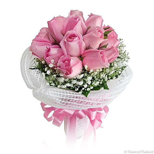 Pretty In Pink Roses thailand | Gift Pretty In Pink Roses- FNP