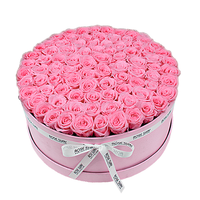 Taffy Pink Eternity Roses Jumbo Box thailand | Gift Taffy Pink Eternity ...