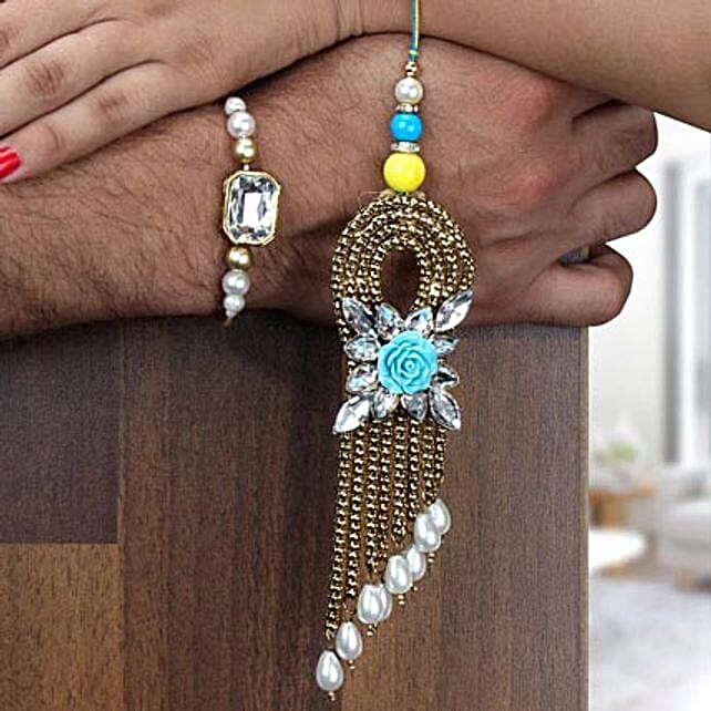 Antique Chain Rakhi uae | Gift Antique Chain Rakhi- FNP