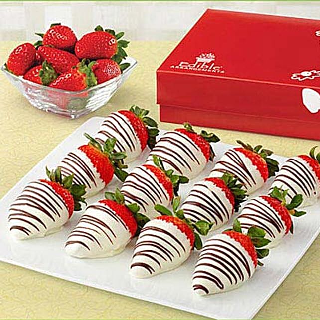 Swizzle Berries White Chocolate Box uae | Gift Swizzle Berries White ...