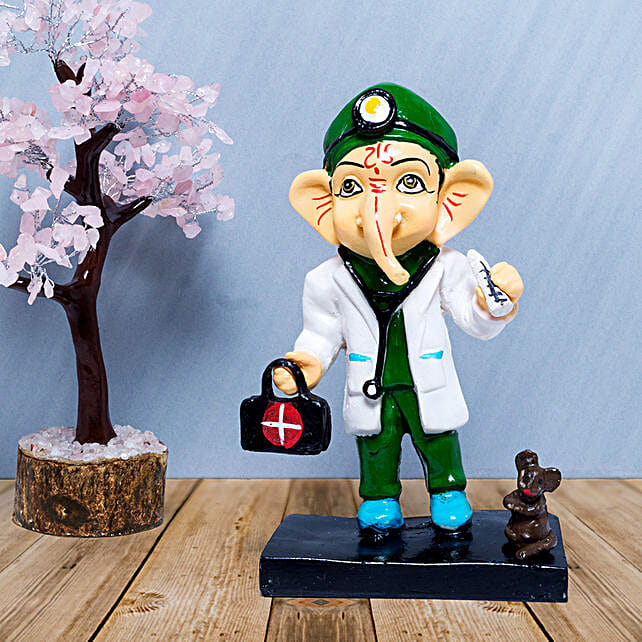 Doctor Ganesha Showpiece uae | Gift Doctor Ganesha Showpiece- FNP