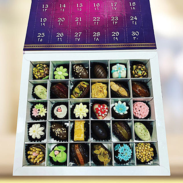 Ramadan Calendar Assorted Box uae | Gift Ramadan Calendar Assorted Box- FNP