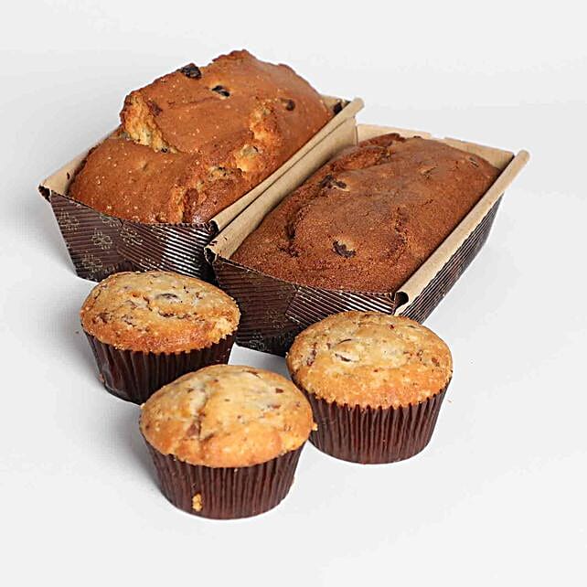 Classic Tea Cake And Muffins Combo uae | Gift Classic Tea Cake And ...