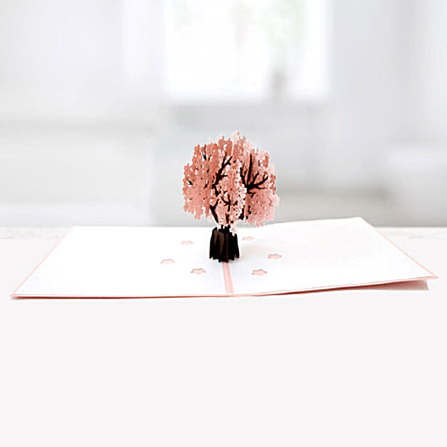 Cherry Blossom Tree 3D Card uae | Gift Cherry Blossom Tree 3D Card- FNP