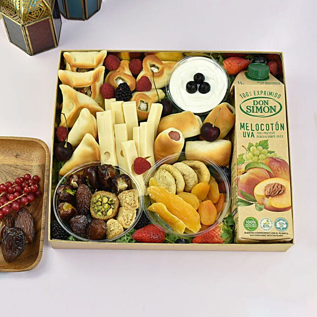 Iftar Box With Juice uae | Gift Iftar Box With Juice- FNP