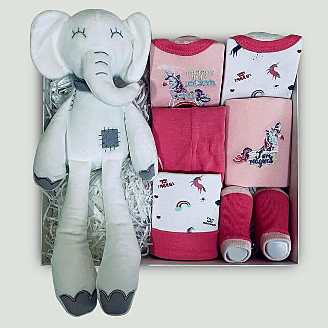 My Special Unicorn New Born Hamper uae | Gift My Special Unicorn New ...