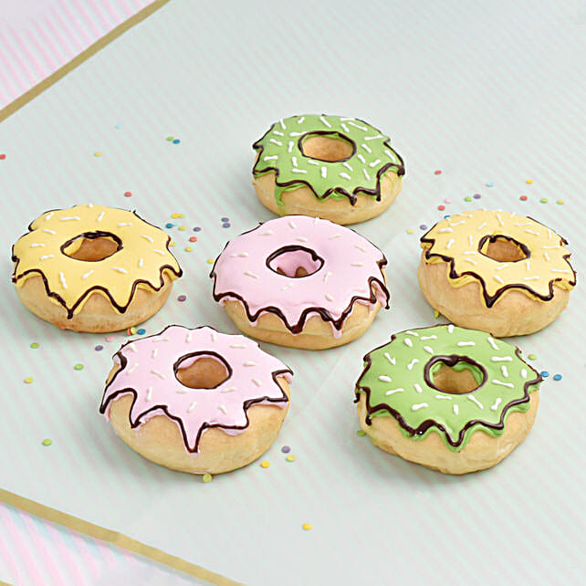 2D Shaped Design Donuts uae | Gift 2D Shaped Design Donuts- FNP