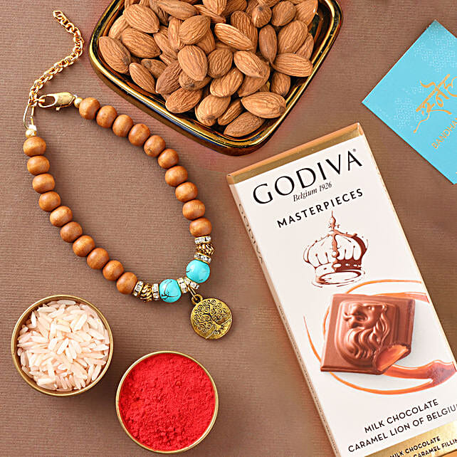 Sneh Tree Of Life Beads Rakhi & Festive Goodies uae | Gift Sneh Tree Of Life Beads Rakhi ...