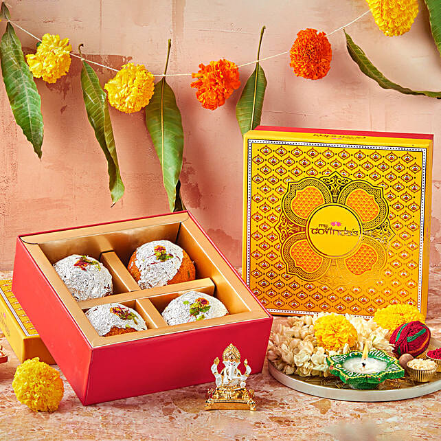 Ganesh Chaturthi Shahi Laddoo 4 Pcs uae | Gift Ganesh Chaturthi Shahi ...