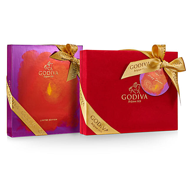 Godiva Diwali Bundle 56 Pcs Naps And Velvet Red 20 Pcs uae | Gift Godiva Diwali Bundle 56 Pcs ...
