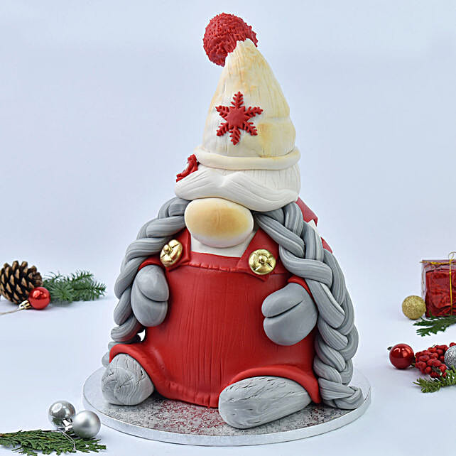 Christmas and Santa Red Velvet Cake uae | Gift Christmas and Santa Red ...