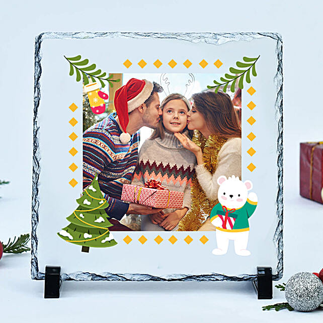 Christmas Greetings Stone Frame uae | Gift Christmas Greetings Stone ...