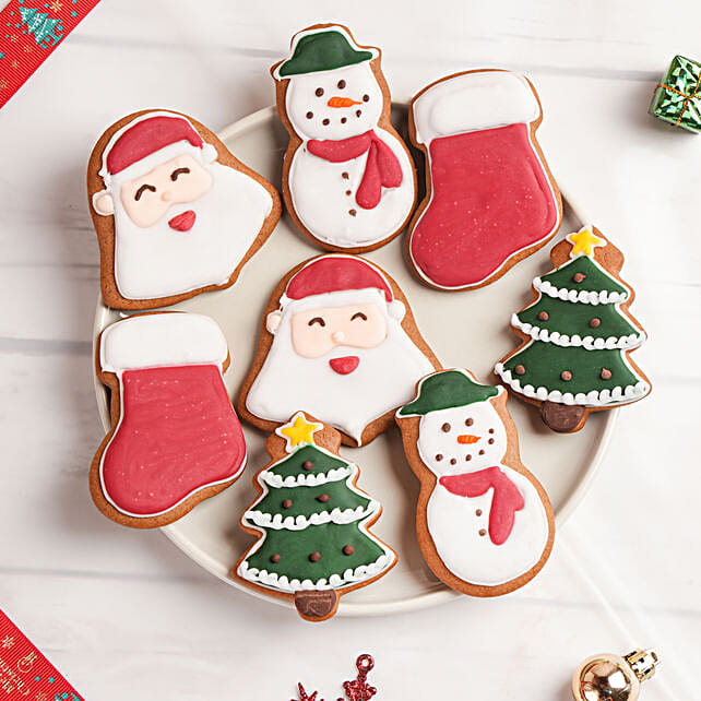 Jolly Christmas Cookies uae | Gift Jolly Christmas Cookies- FNP
