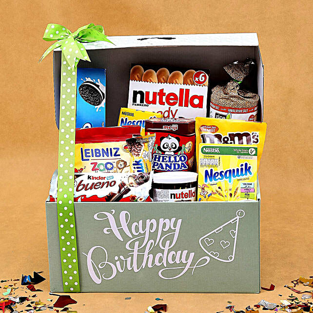 Love Happy Birthday Treats Box uae | Gift Love Happy Birthday Treats ...