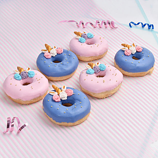 Pink And Blue Donuts uae | Gift Pink And Blue Donuts- FNP