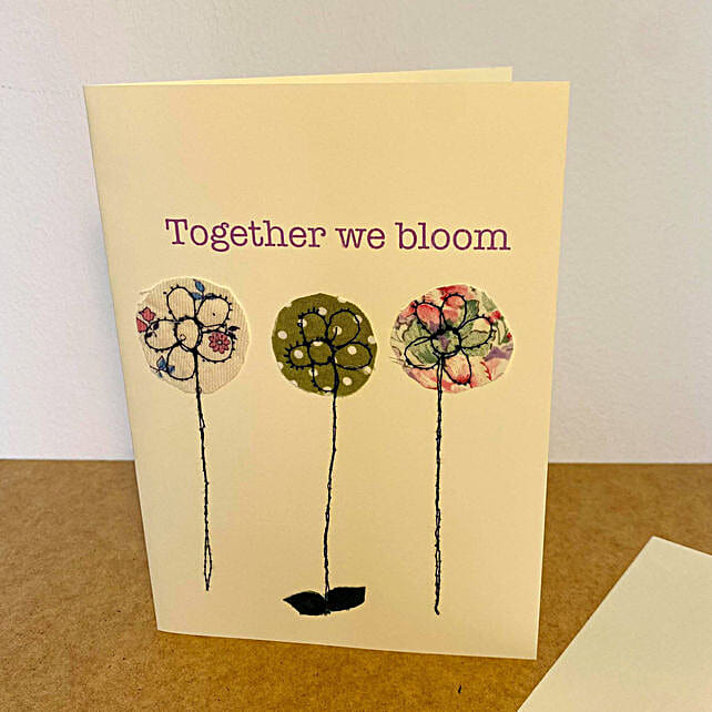 Together We Bloom Greeting Card uae | Gift Together We Bloom Greeting ...