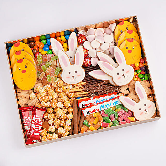 Easter Snack Box uae | Gift Easter Snack Box- FNP